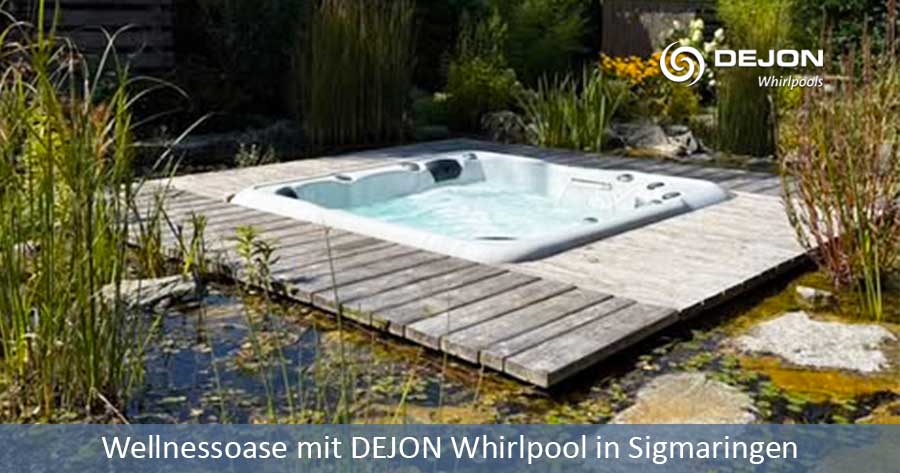Outdoor Whirlpool in Sigmaringen von Firma DEJON Whirlpools!